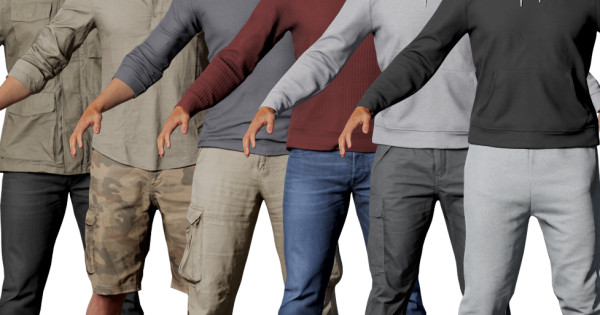 Male Clothing Pack 01