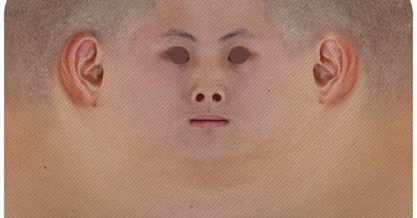 Male Skin Texture Map