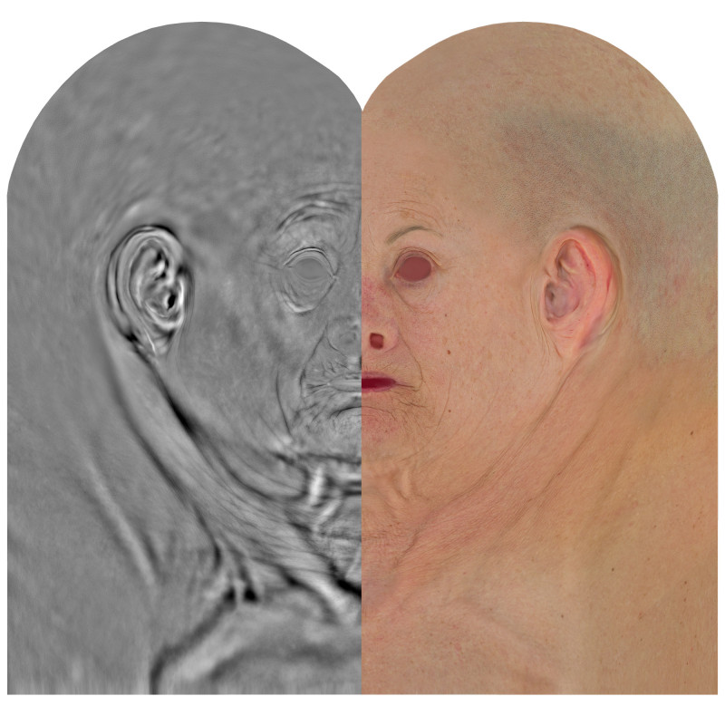 Skin Displacement maps