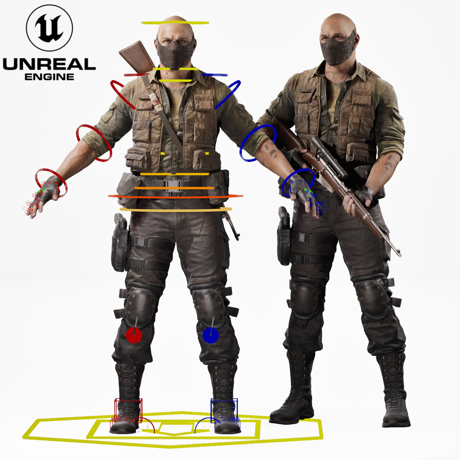 High-Quality Rigged Bad Guy Character for Unreal Engine | High ...