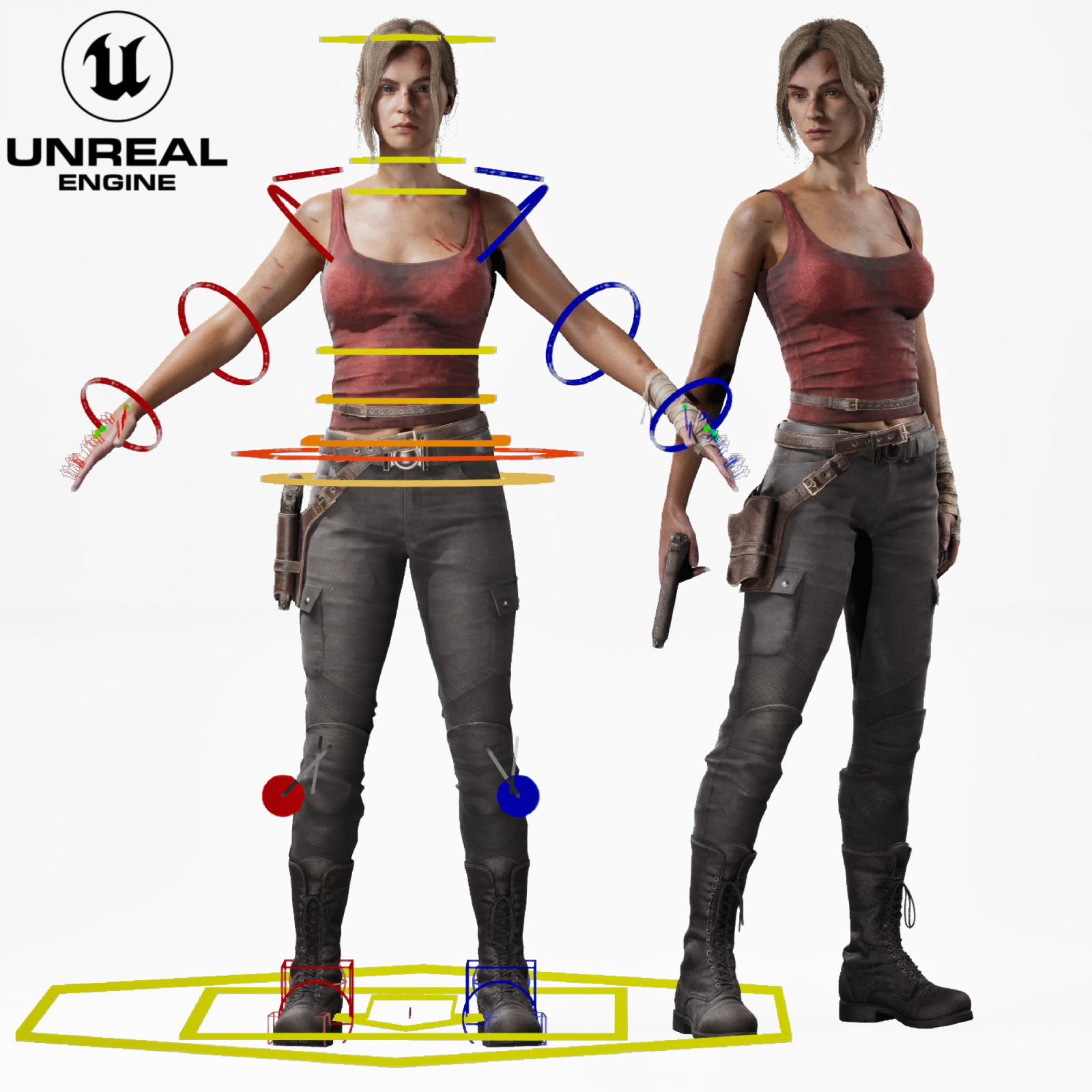 Realistic Game Characters For Unreal Engine 5 Rigged And Animated