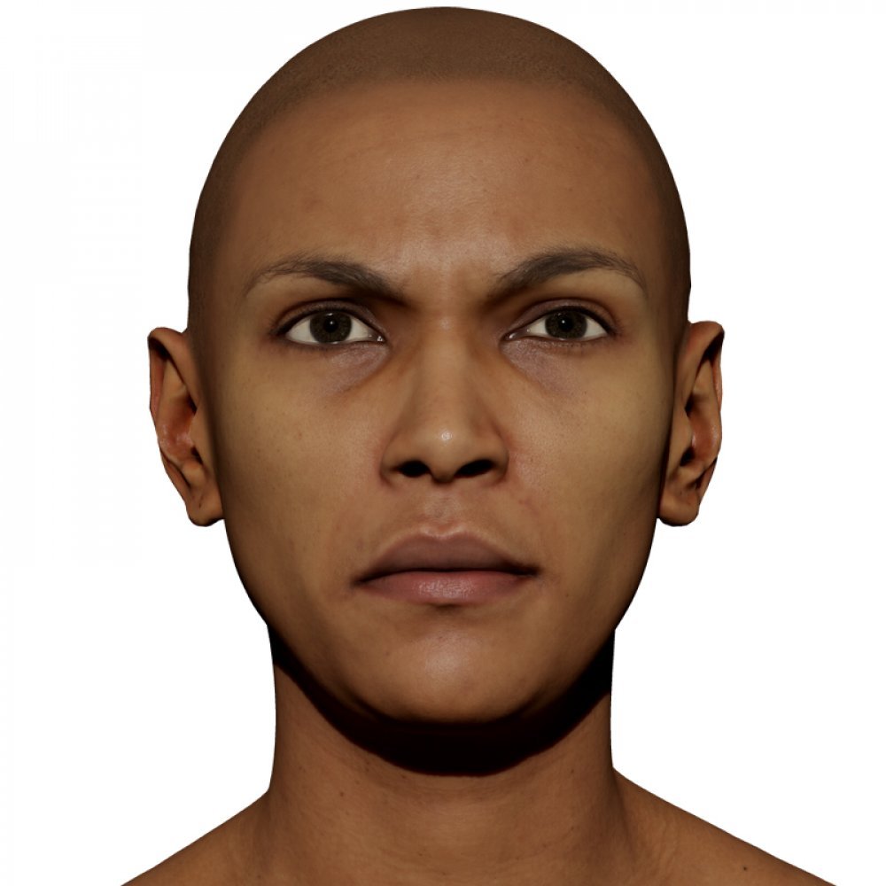 Expression Scan / Frown / Retopologised Female 01