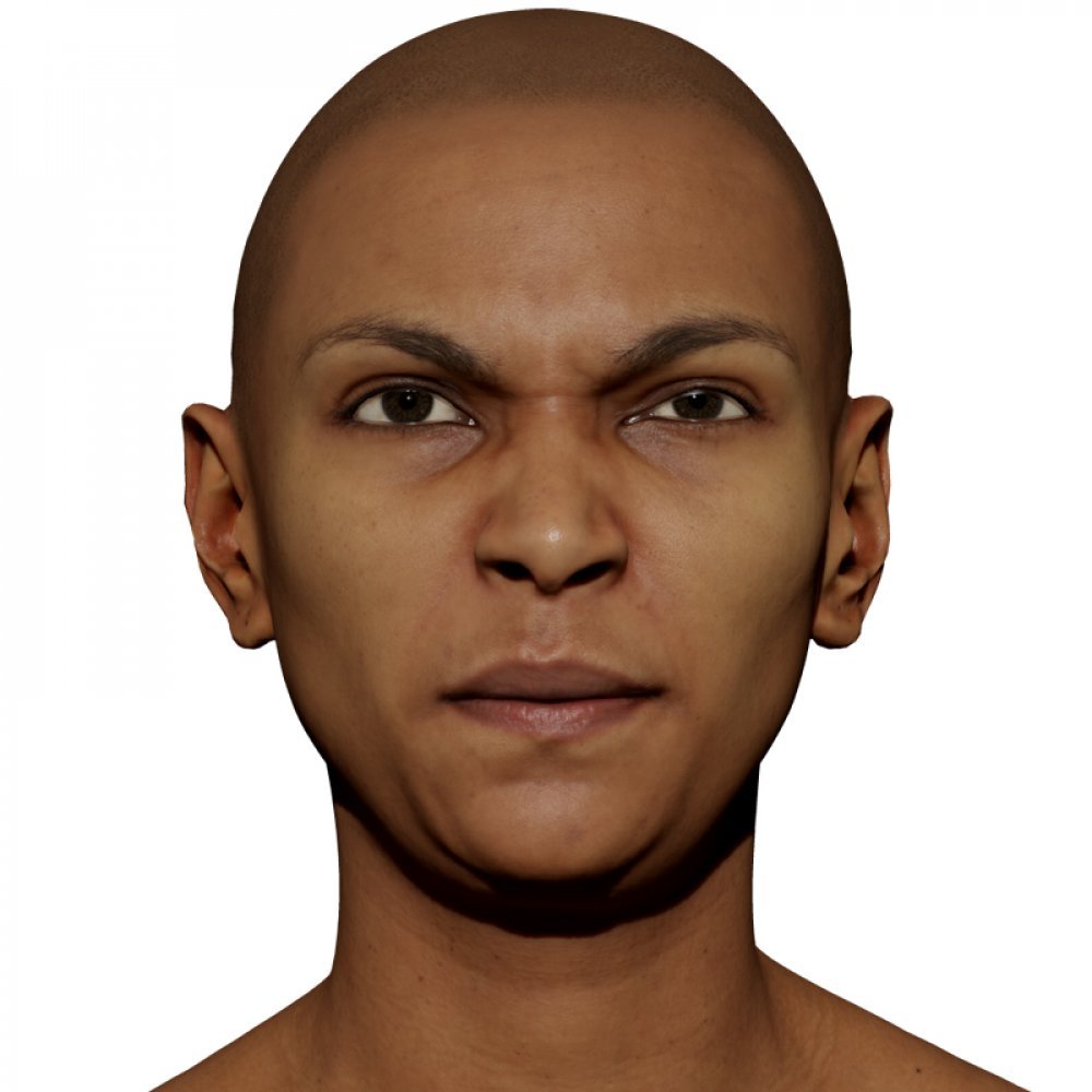 Expression Scan / Snarl / Retopologised Female 01