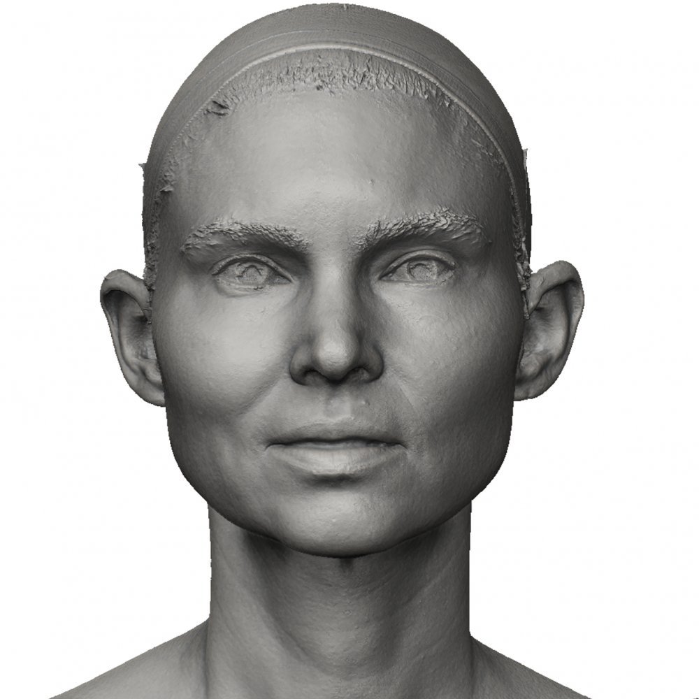 Female 3d Head Scan