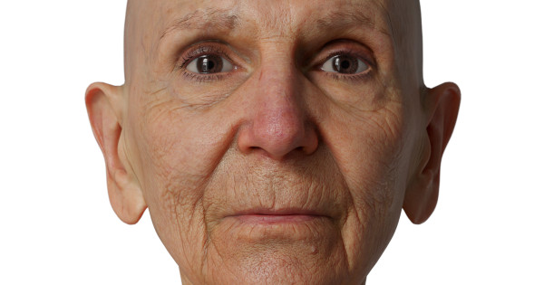 HD Female 3D Head Model 24