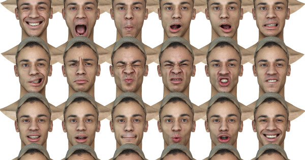 Male 3d face models | from 3d scans by 3dscanstore.com