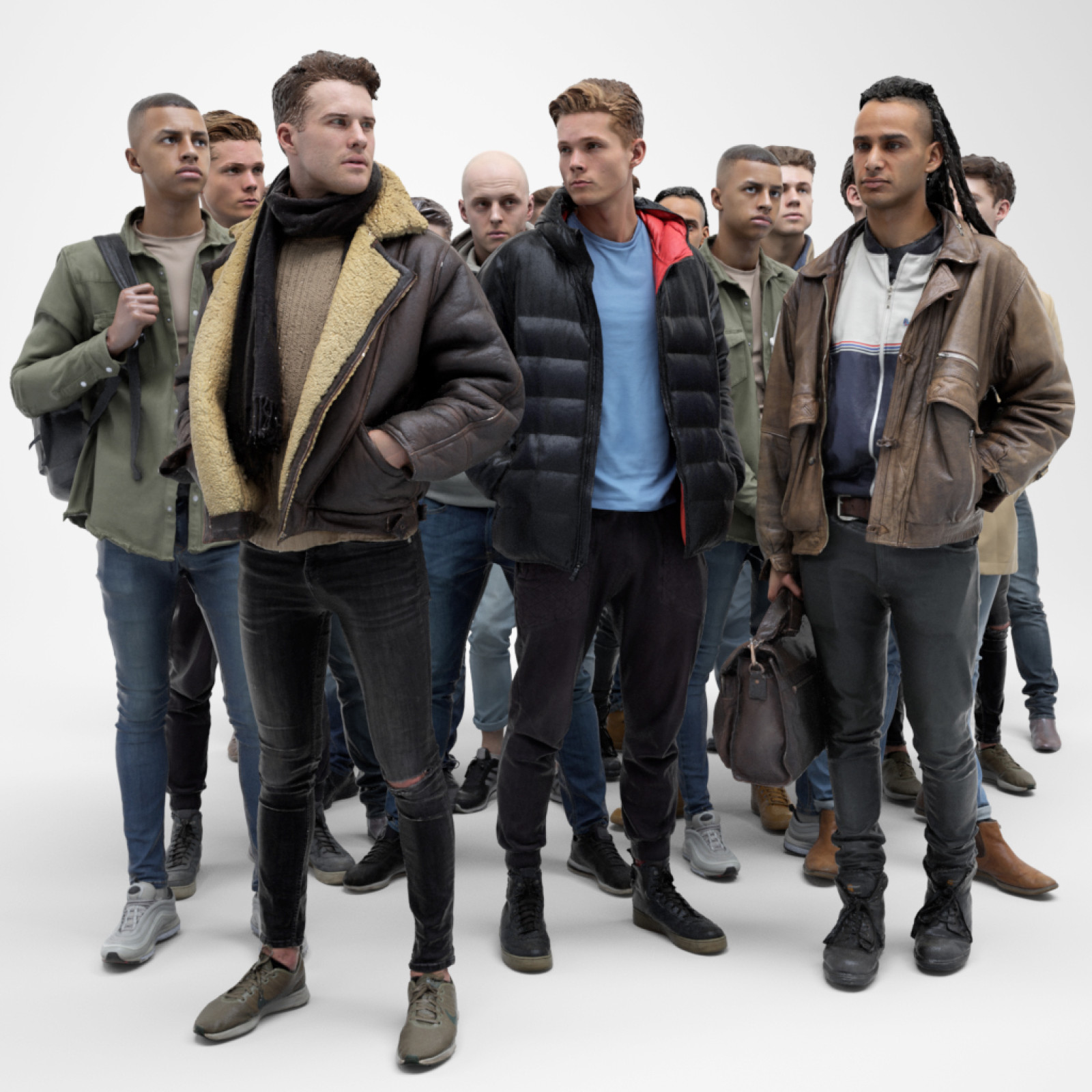 Male Characters as 3d models for Architectural Visualisation