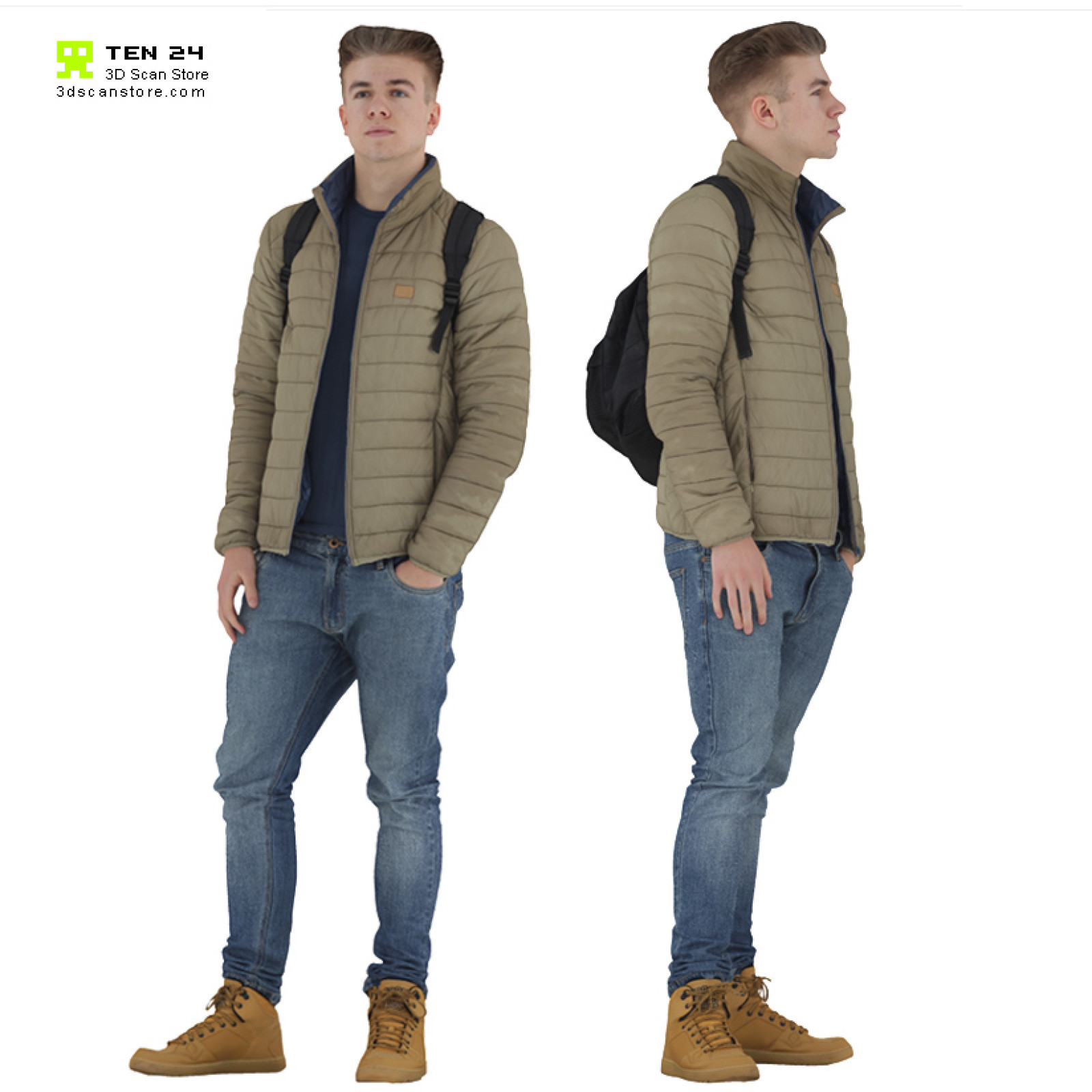 Male Character 24 | Archviz male 3d model for archviz projects