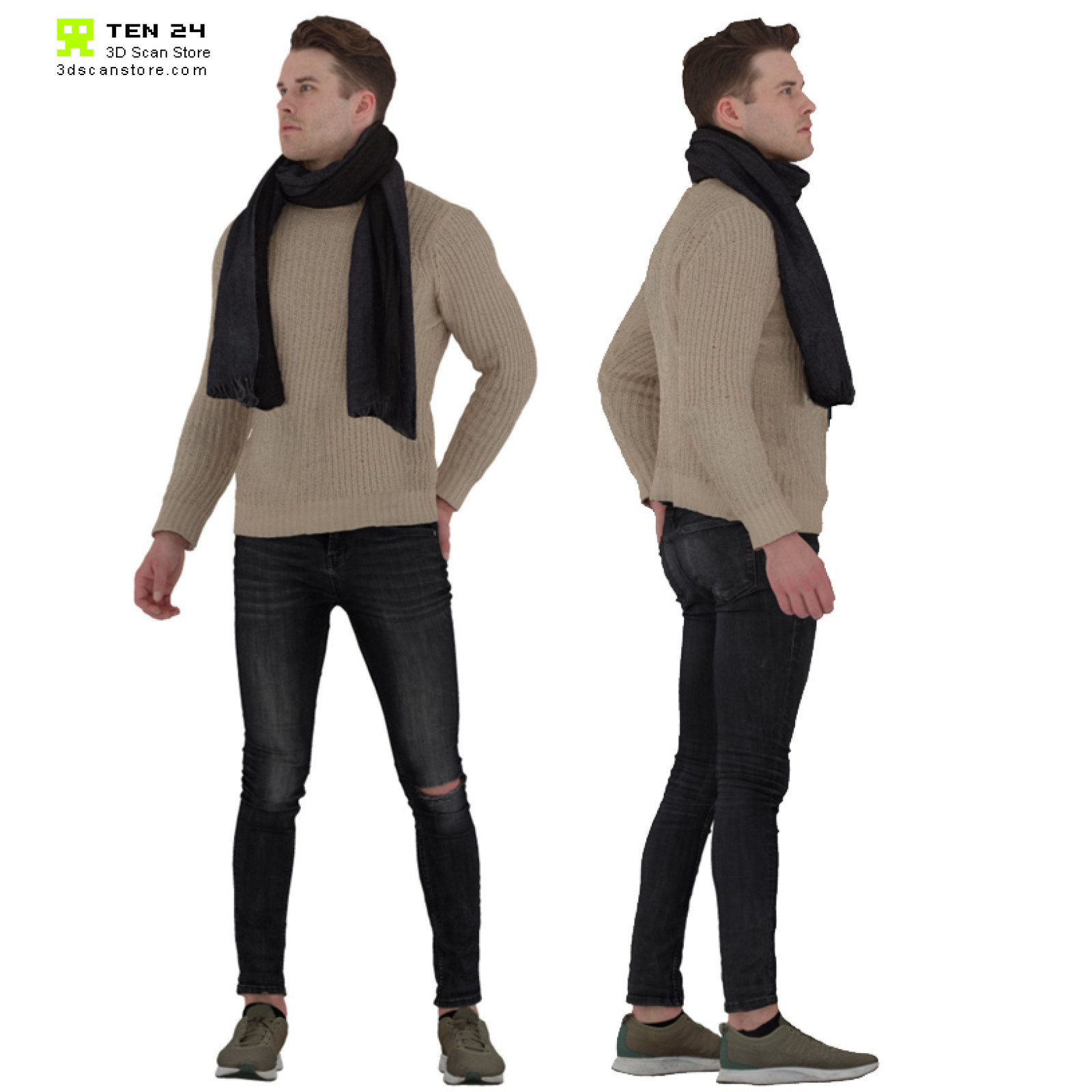 Male Character 06 | 3d archviz male for Architectural Visualisation