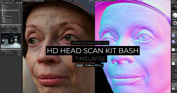 HD Head Scan Kit Bash