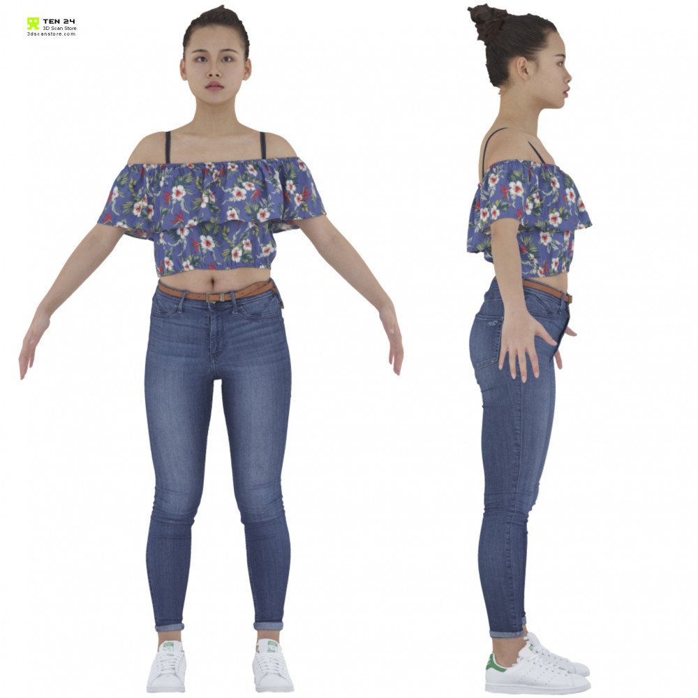 Female Character 08 for Architectural Visualisation