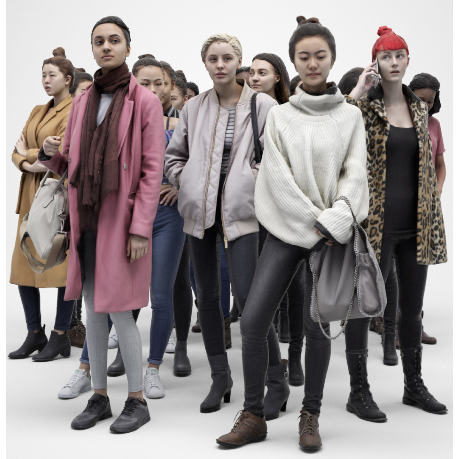Female Characters for Architectural Visualisation