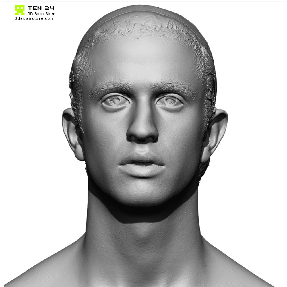 Male 24 Head Scan Cleaned