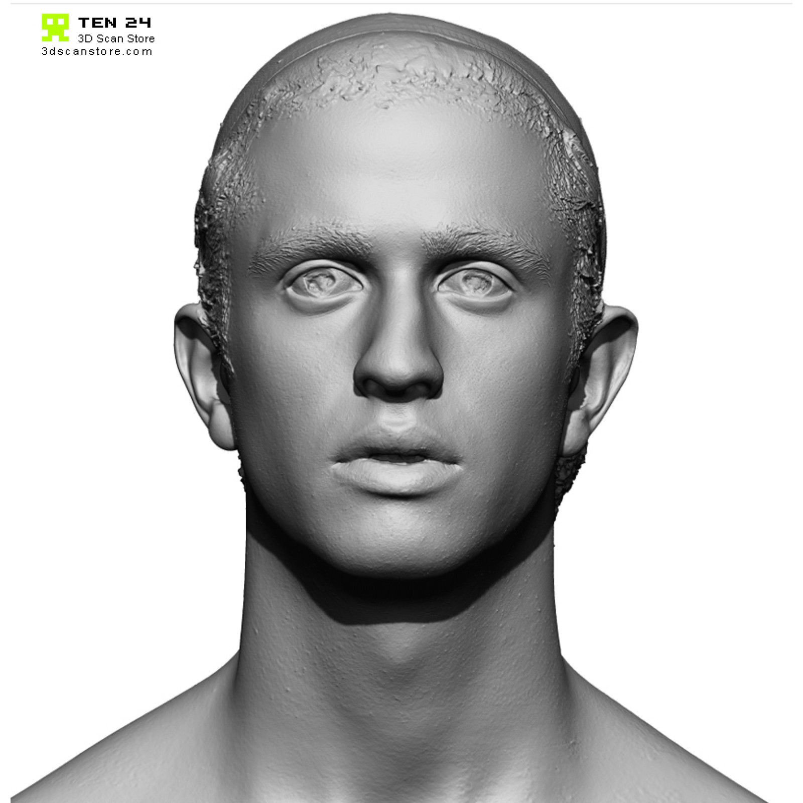 Male 24 Head Scan Cleaned
