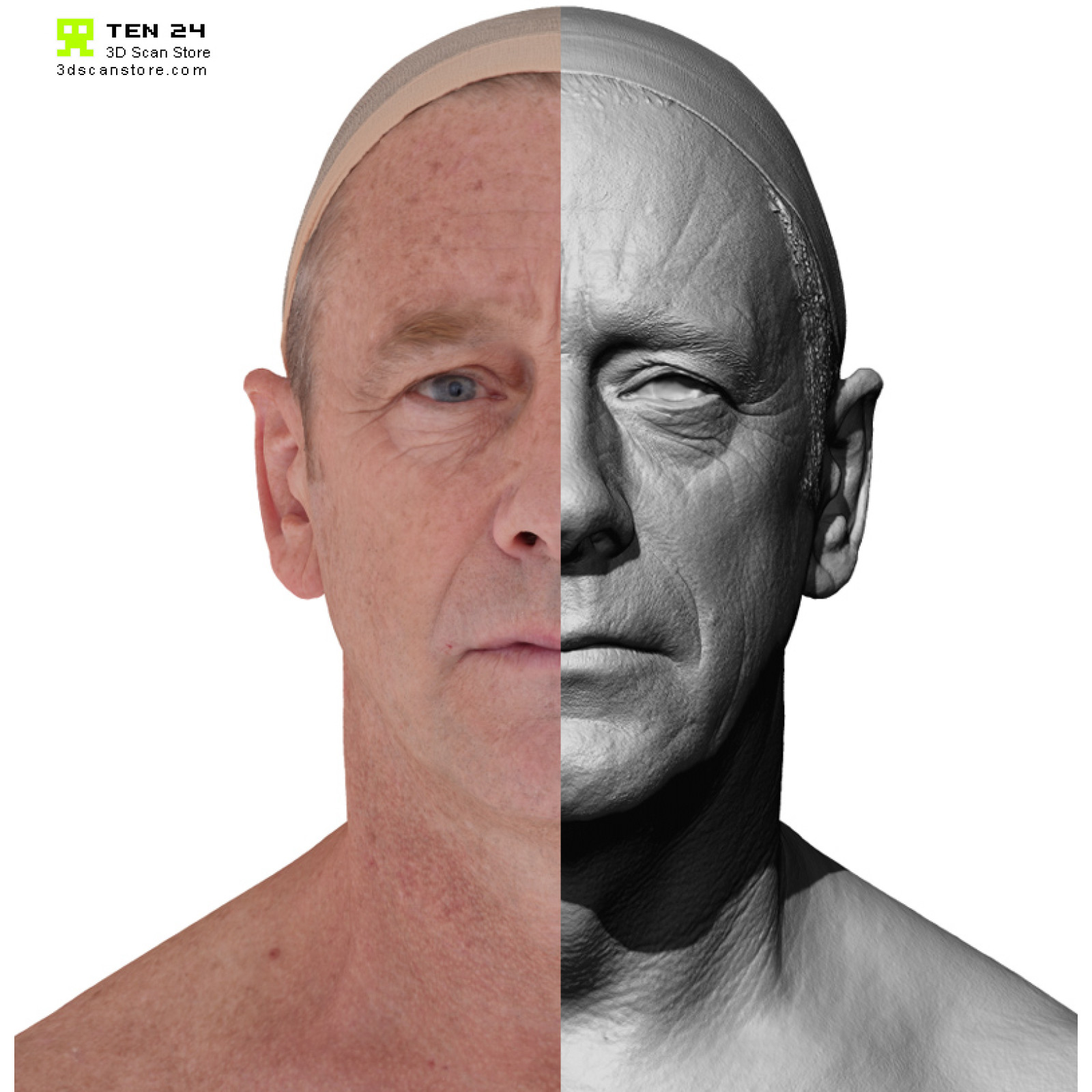 3d Head Models | from 3d scans by 3dscanstore.com