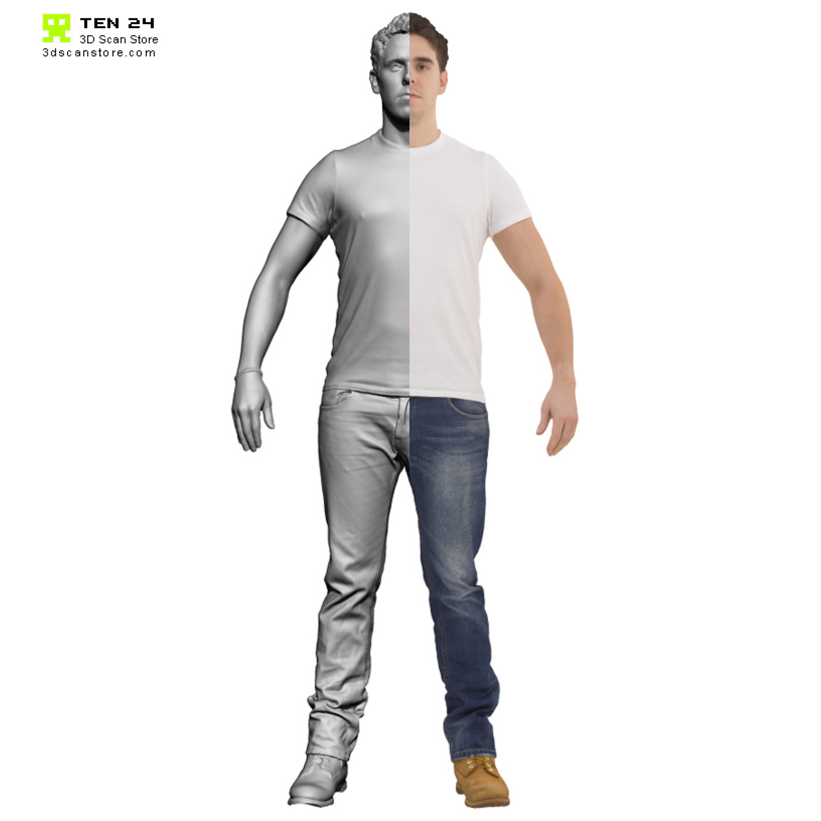 Clothing 3d Models - Clothing Reference models | 3dscanstore.com