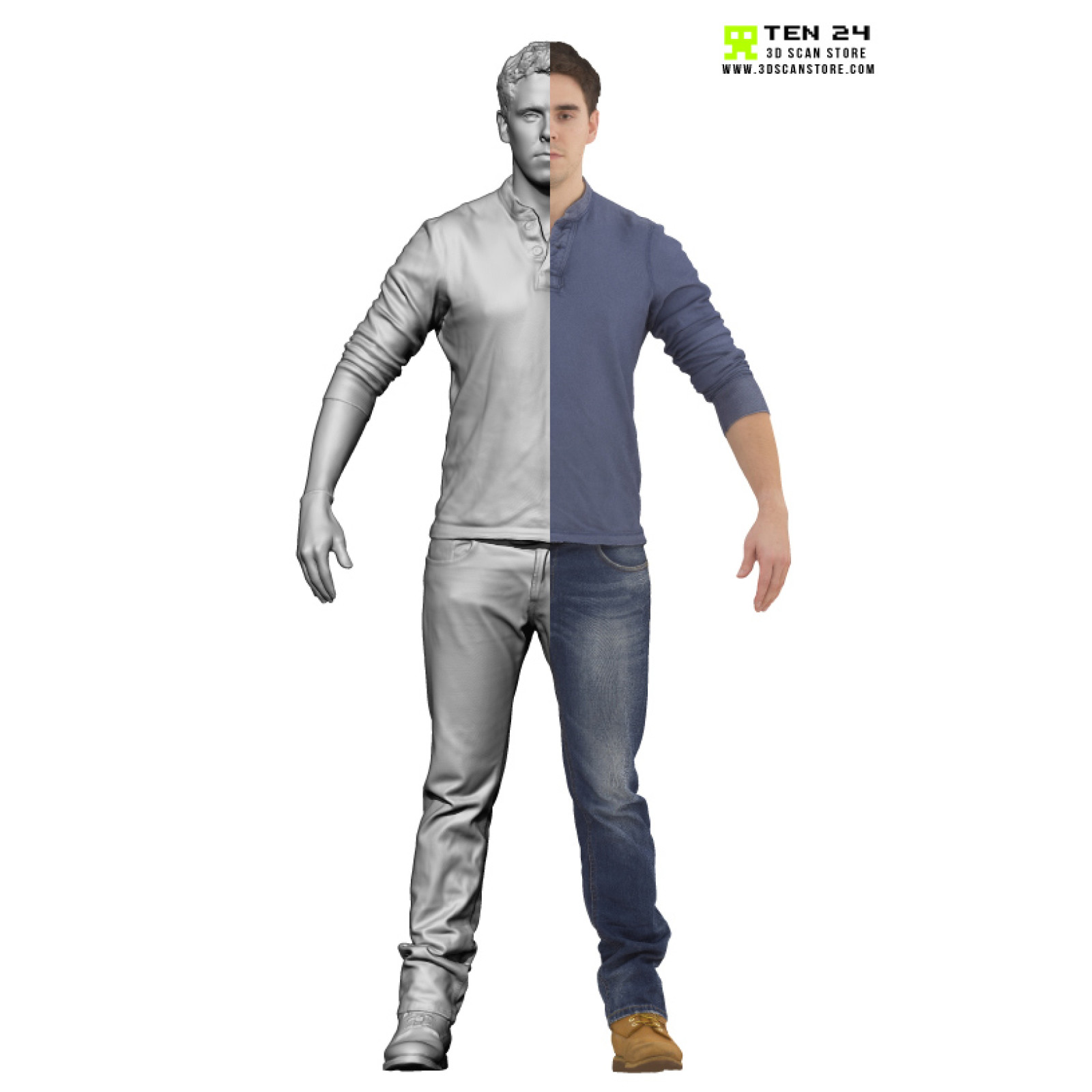 Clothing 3d Models - Clothing Reference models | 3dscanstore.com