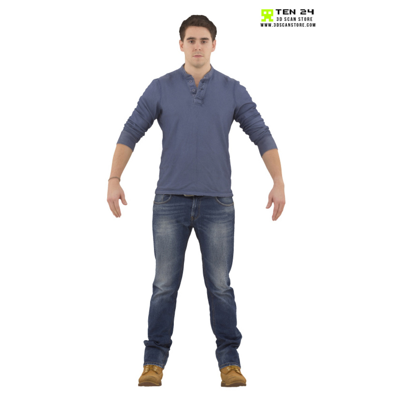 Colour Male 01 Clothing Pose 06
