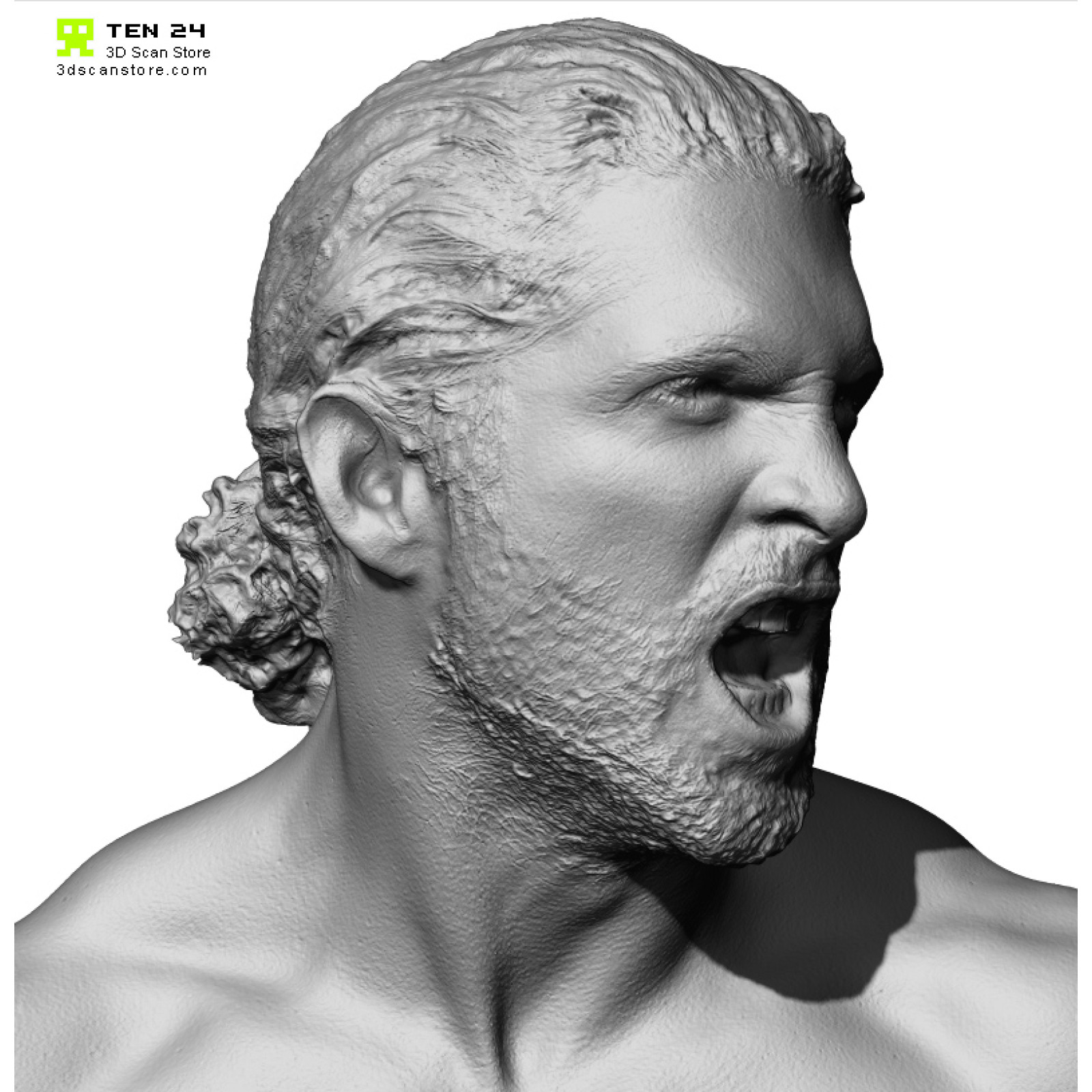 Colour Male 03 Anger Pose 19