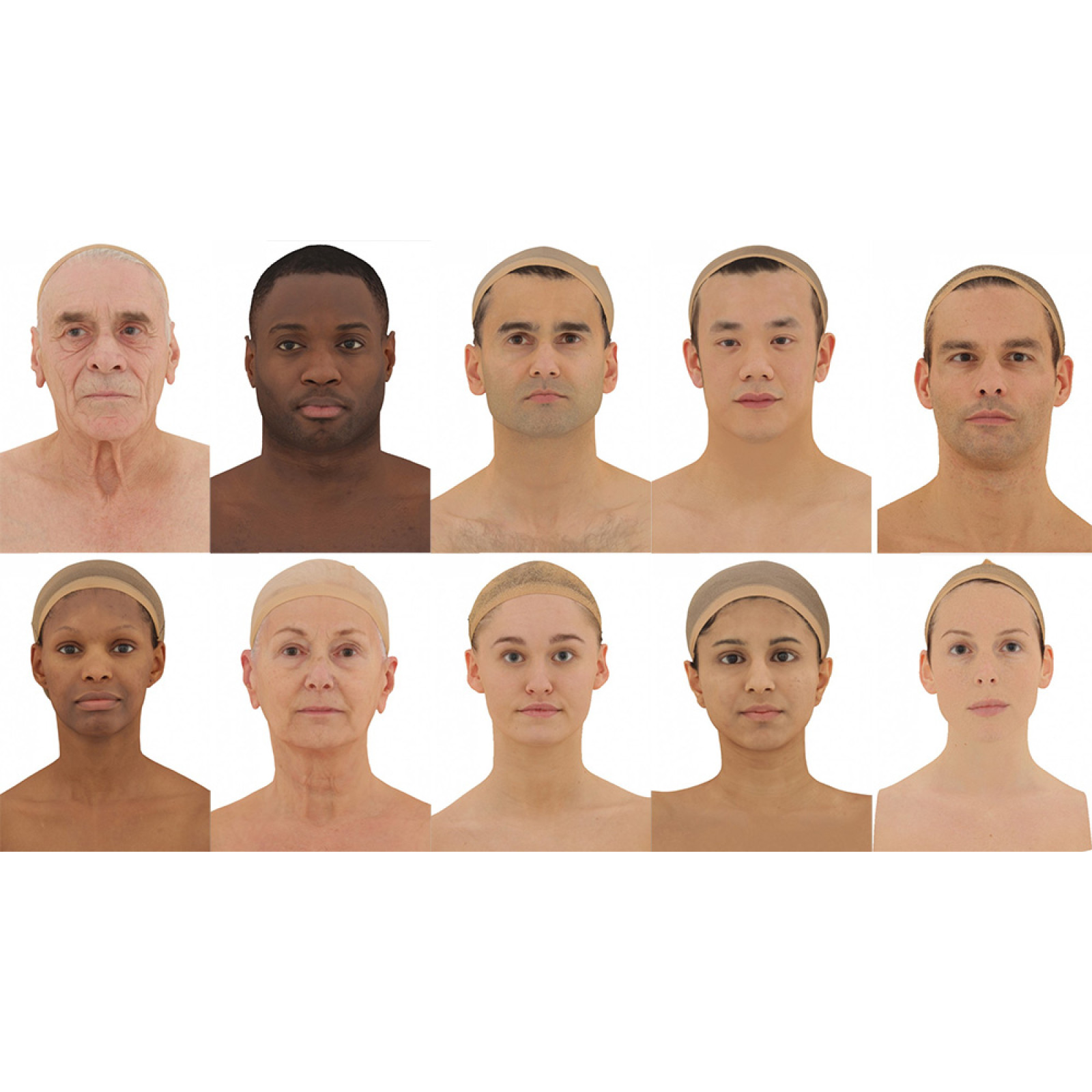 Modelled 3d heads discount bundles |from 3d scans