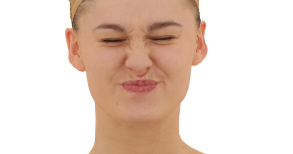 Female 01 Face Compression RAW