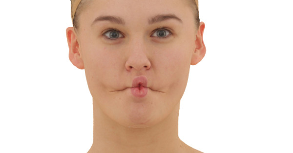 Female 01 Cheek Suck RAW