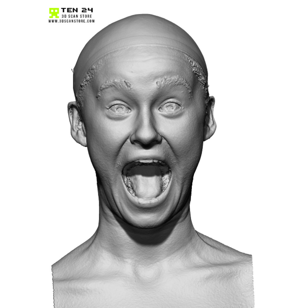 Female 01 Jaw wide Open RAW