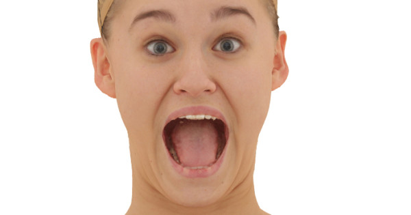 Female 01 Jaw wide Open RAW