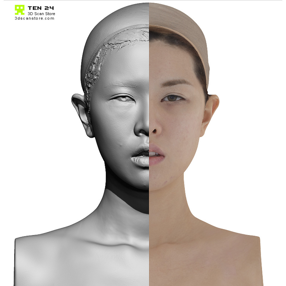 Female 14 Head Scan Cleaned