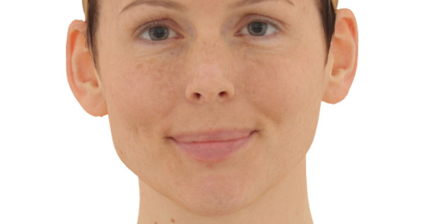 Female 04 Dimple Cheeks RAW