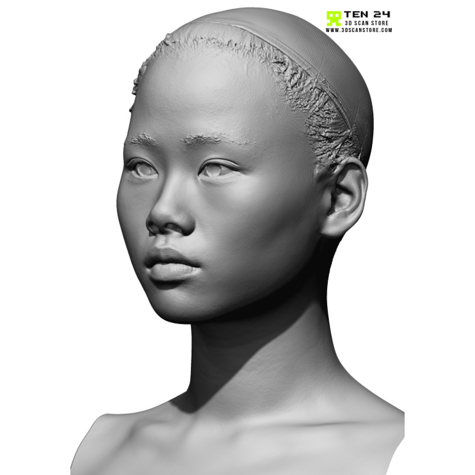 Female 11 Head Scan Cleaned