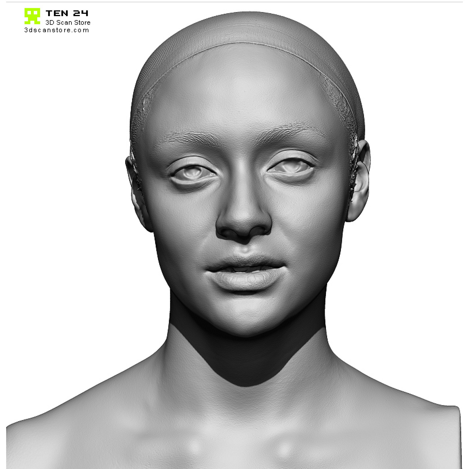 Female 17 Head Scan Cleaned