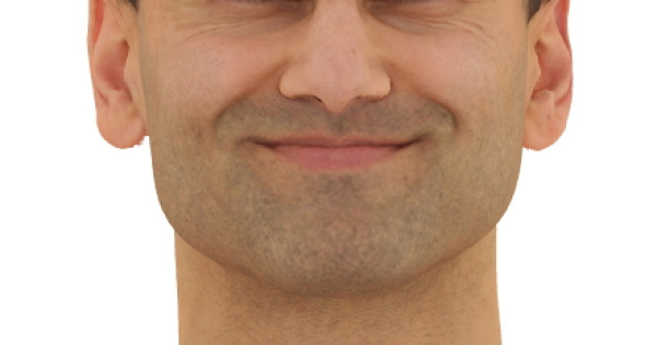Male 03 Smile Mouth Closed RAW