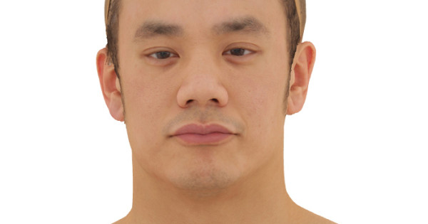 Male 04 Dimple Cheeks RAW
