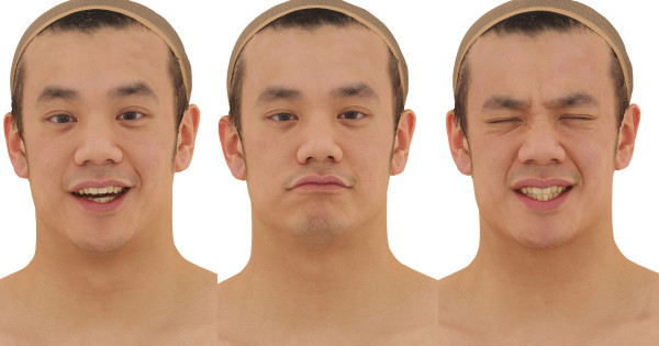 Male 04 Raw 3d Face Expression Models | 3dscanstore.com