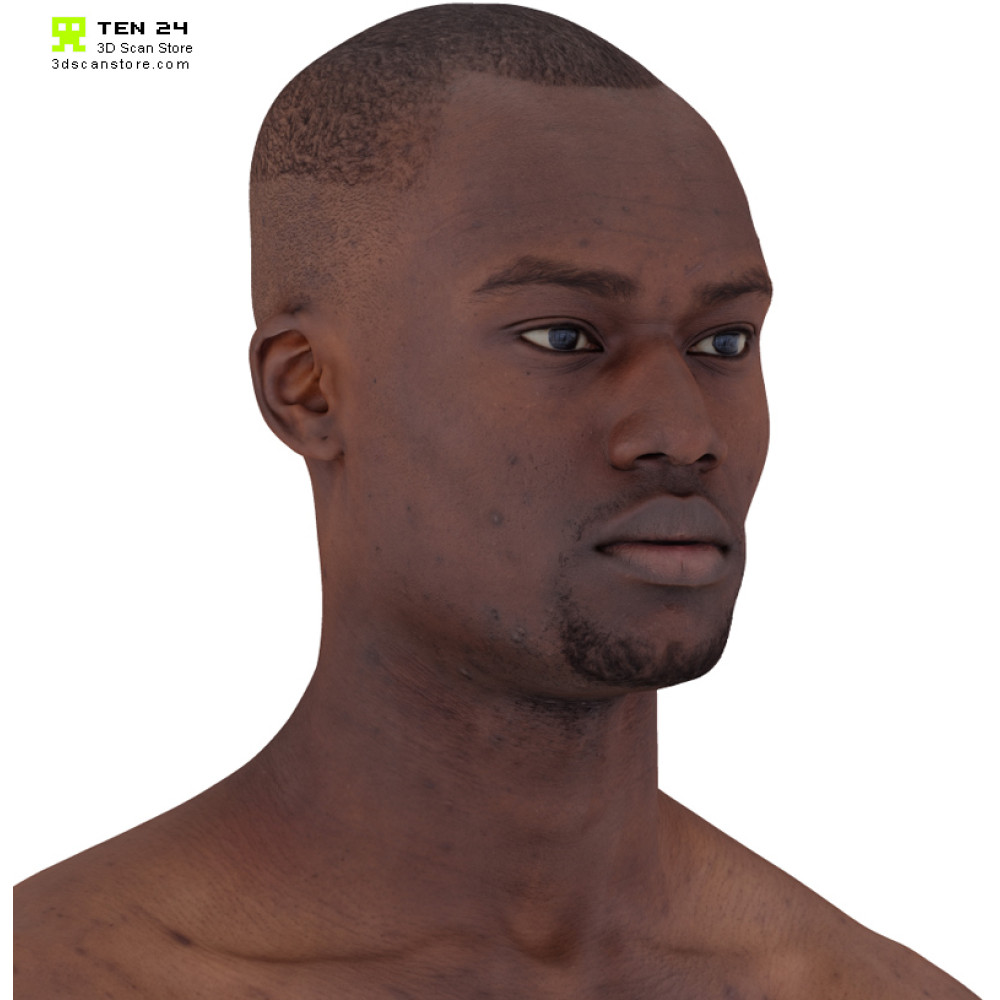 Male 20 Head Scan Cleaned