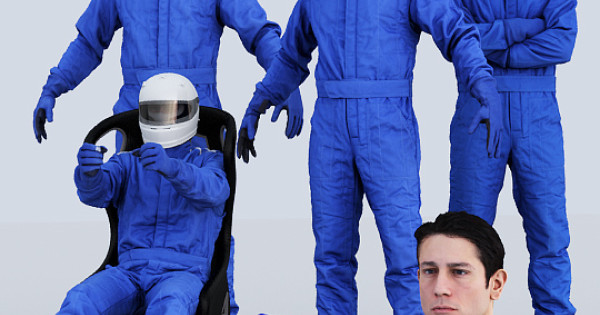 Male Racing Driver Bundle