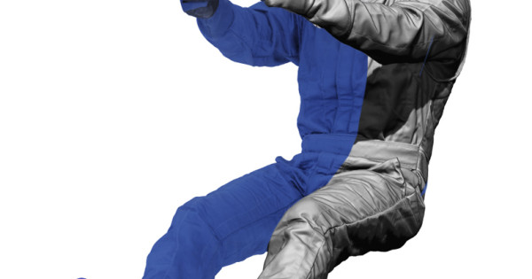 Male Racing Driver Seated Pose