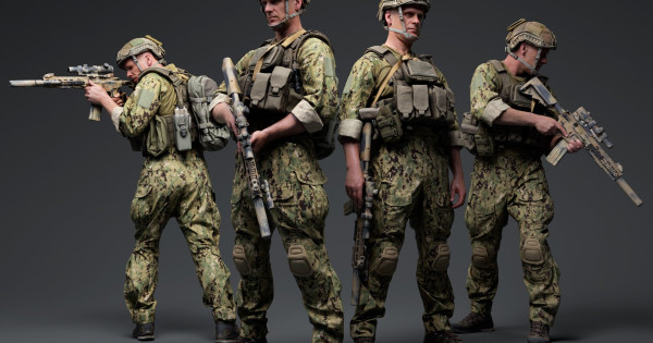 3D Scan Store - AOR-2 Military Scan Bundle