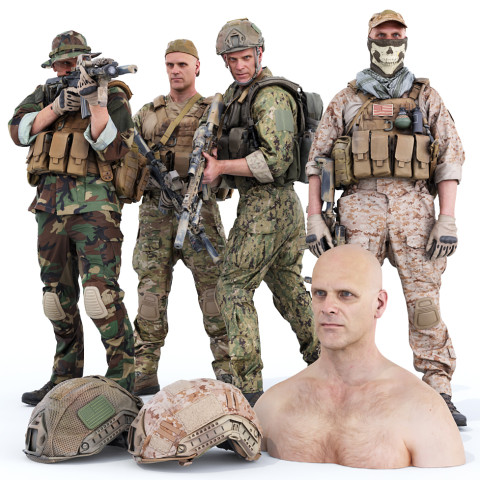 MTP Multicam Military Scan Bundle