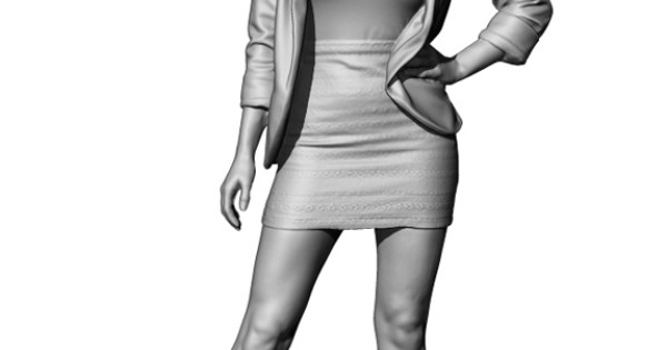 Shaded Female 07 Pose 2