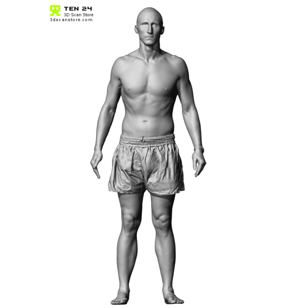 Shaded Male 07 Pose 1 kickboxer