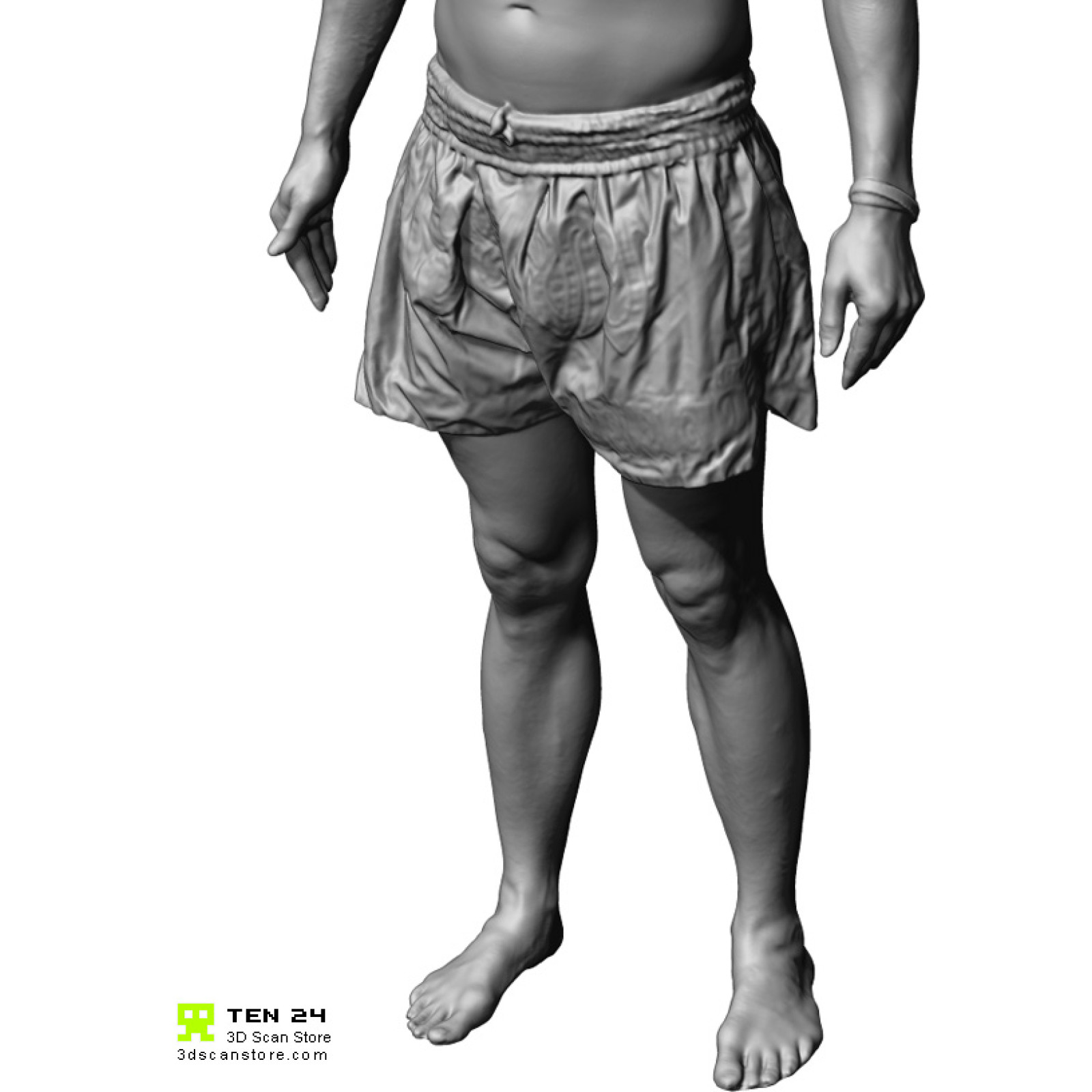 Shaded Male 07 Pose 1 kickboxer