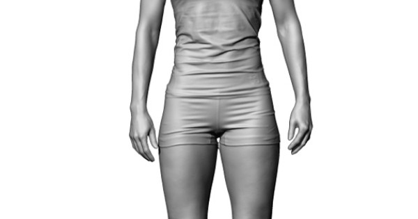 Shaded Female 04 Pose 2