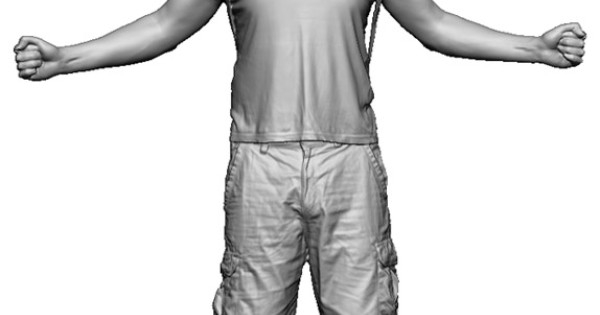 Shaded Male 02 Bag_Arms_Out