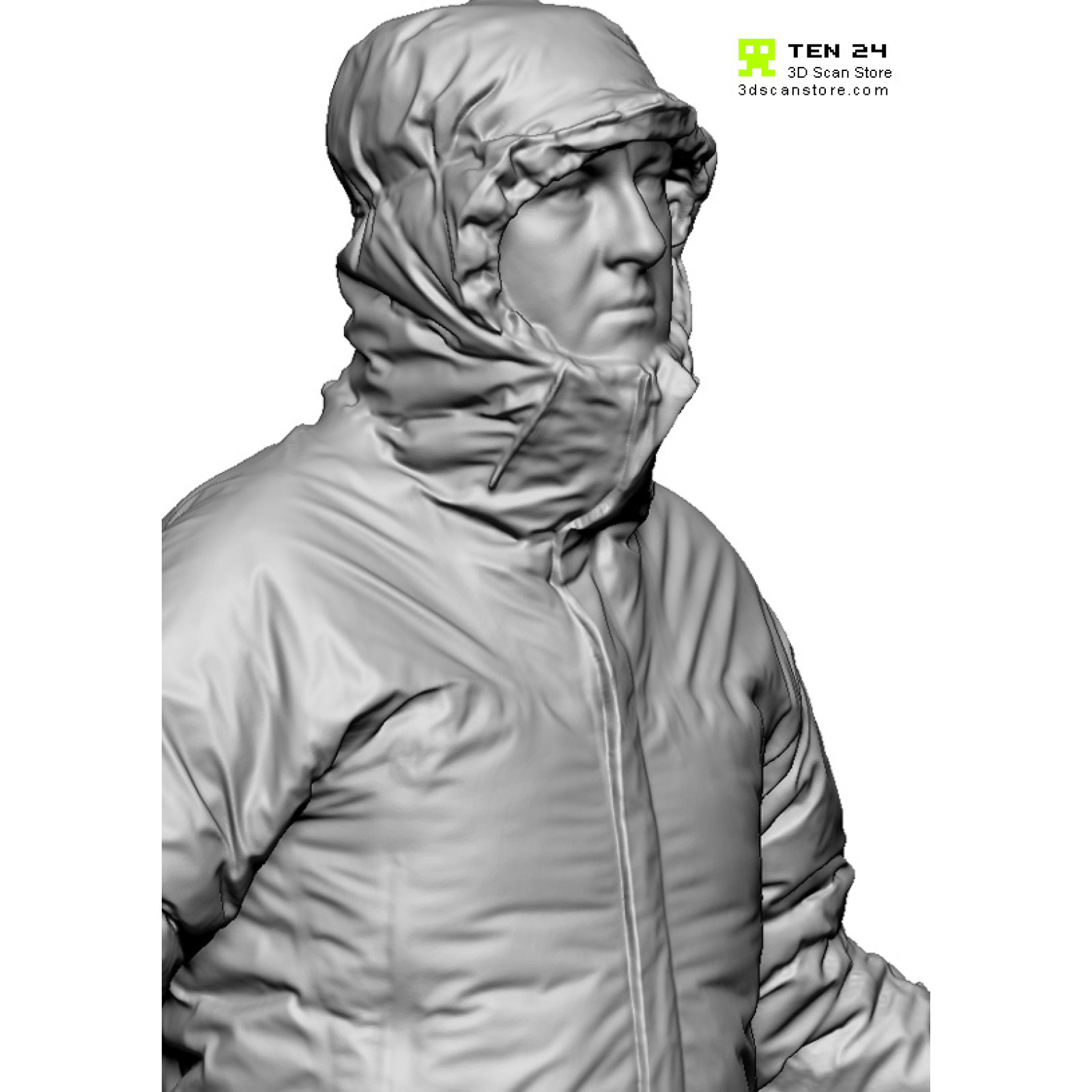 Shaded Male 02 Puffer_Arms_Out