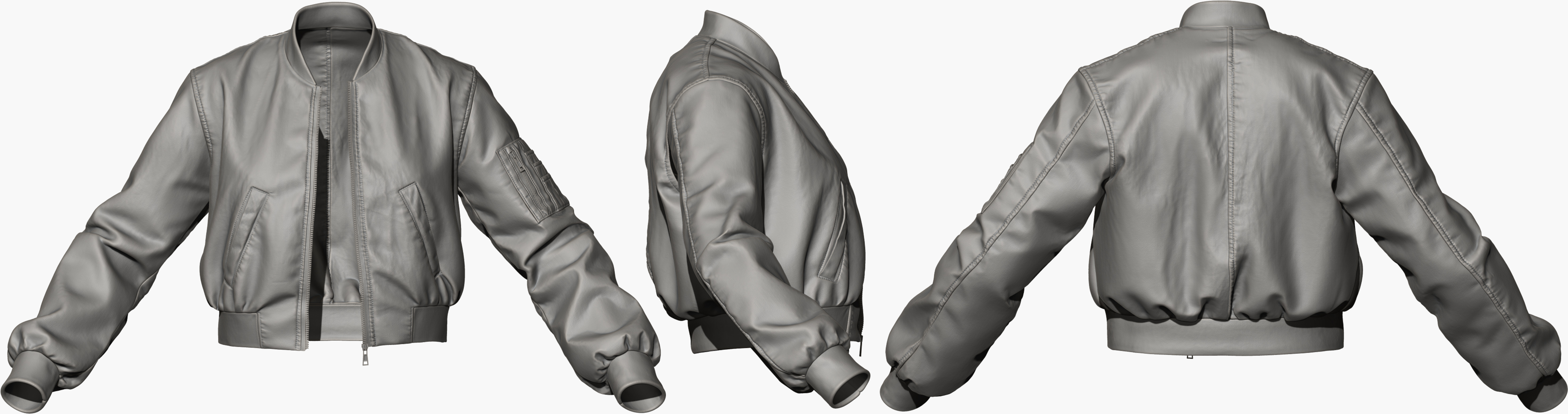 Download female 3D Jacket model