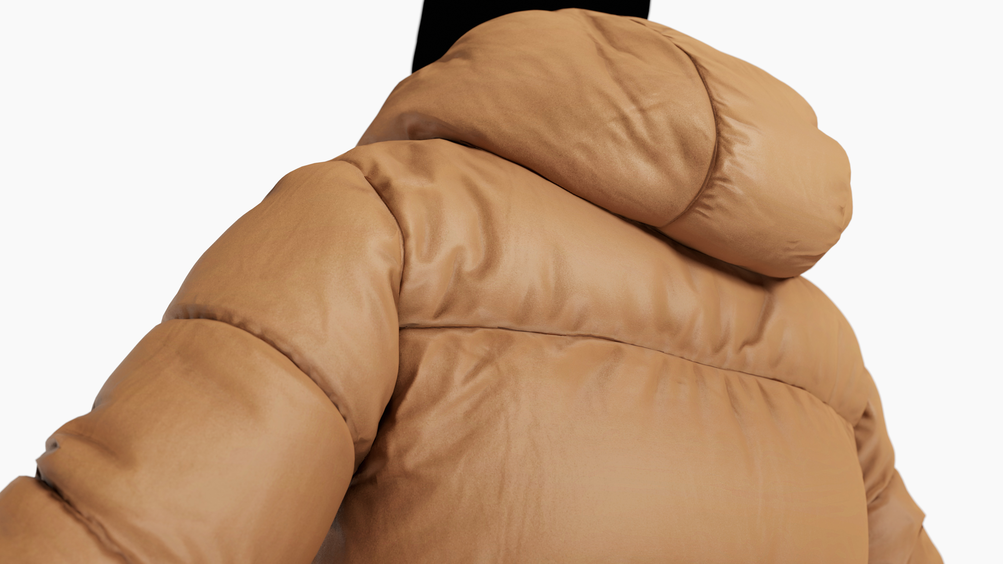 Download female 3D Puffer Jacket