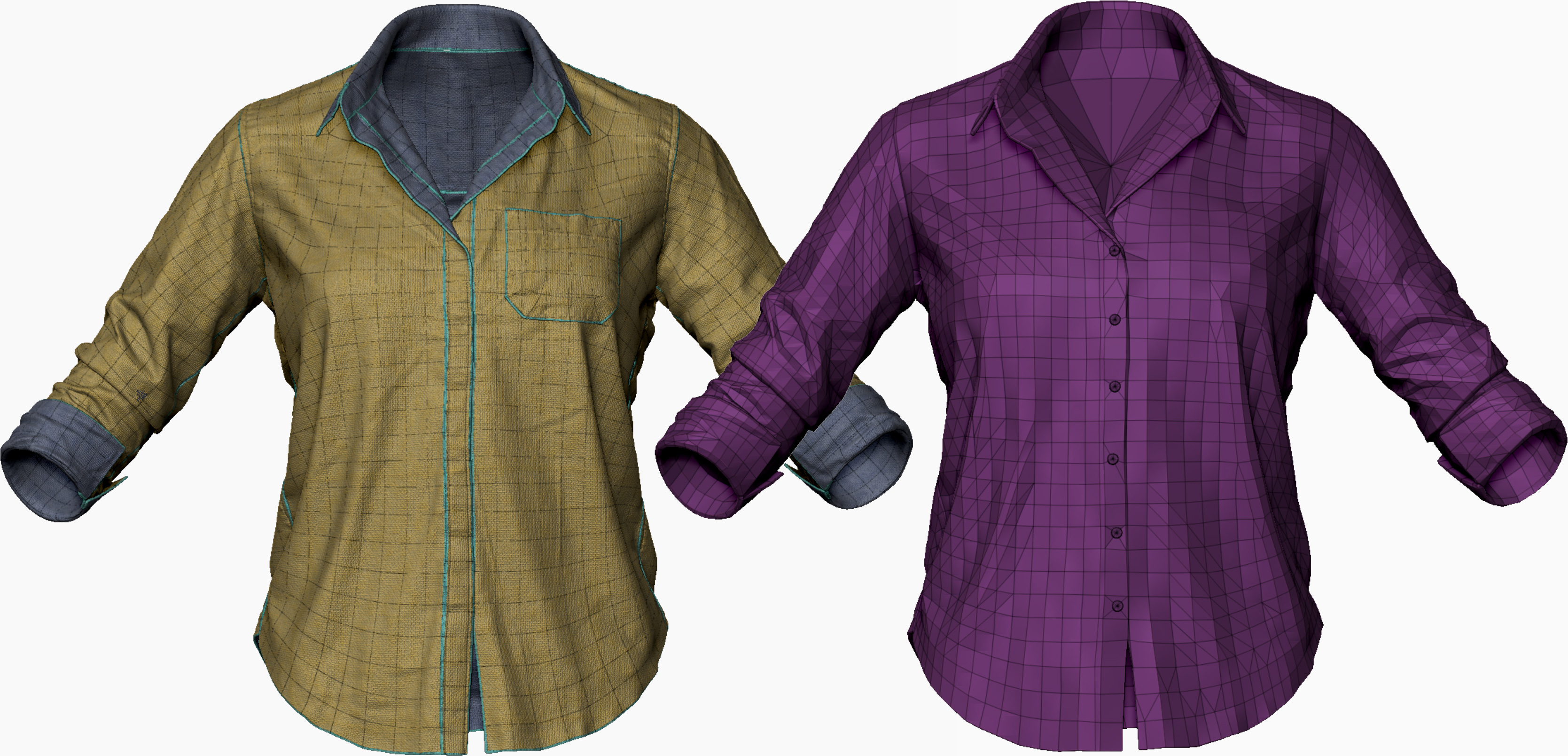 Download female 3D Shirt