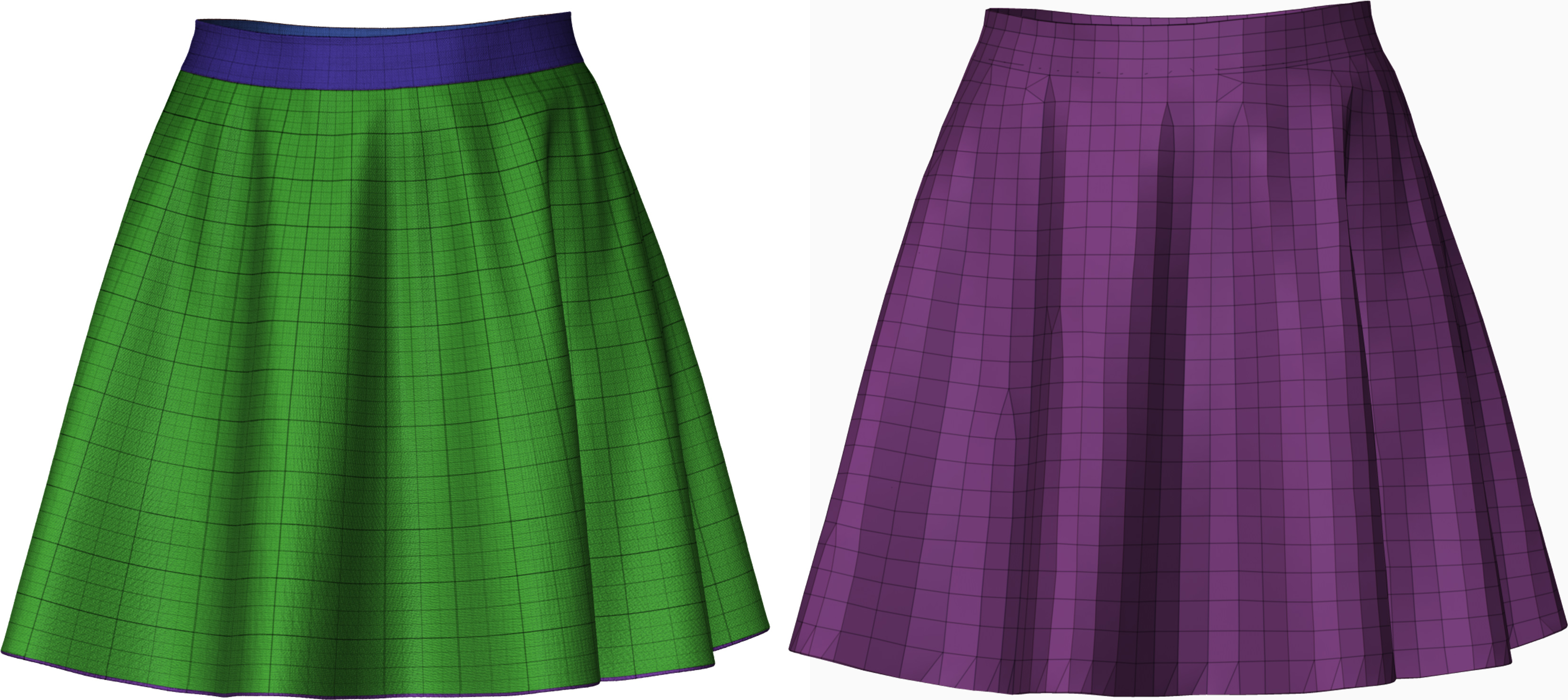 Download female 3D skirt